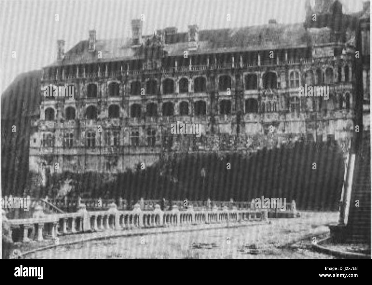 The photograph, taken by Gustave Le Gray in 1851, shows the town of ...