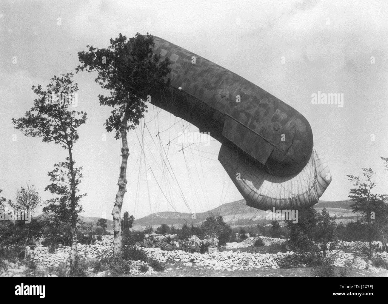 This photograph, taken during World War I by Balogh, captures a ...