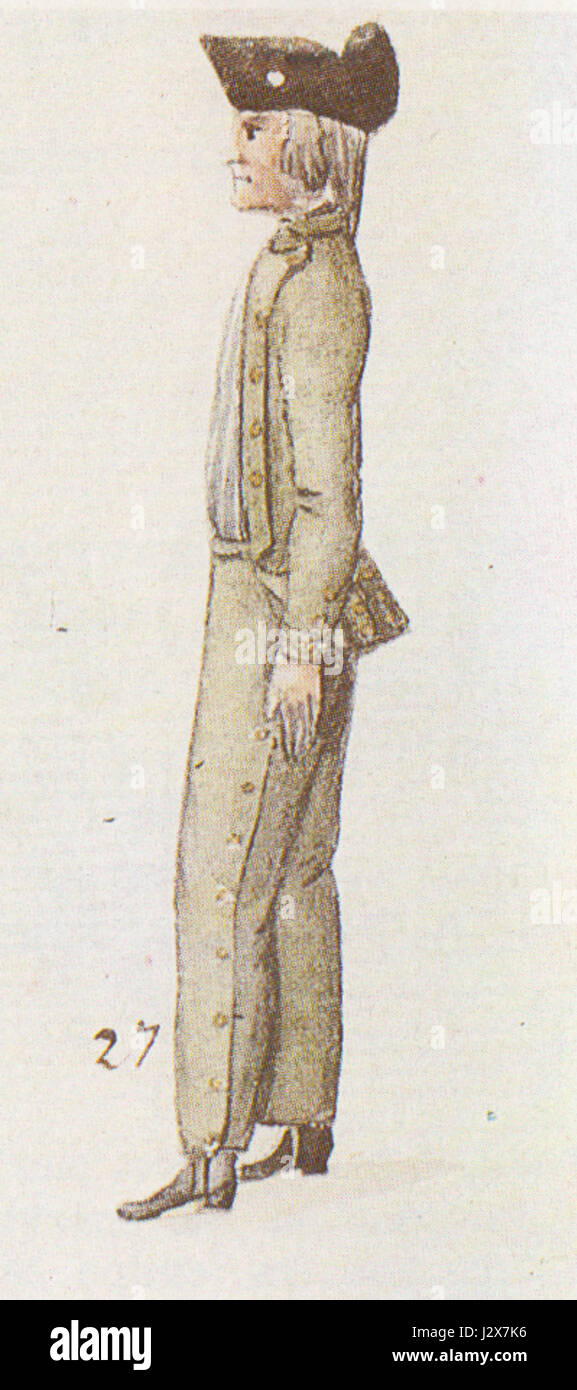Butler of aristocrat from Kiev by Brotze Stock Photo - Alamy