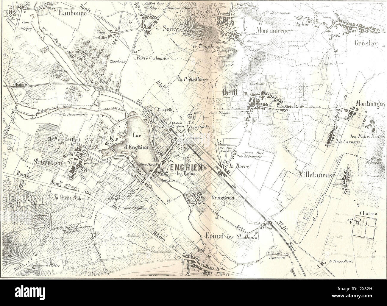 Vintage map showcasing region hi-res stock photography and images - Alamy