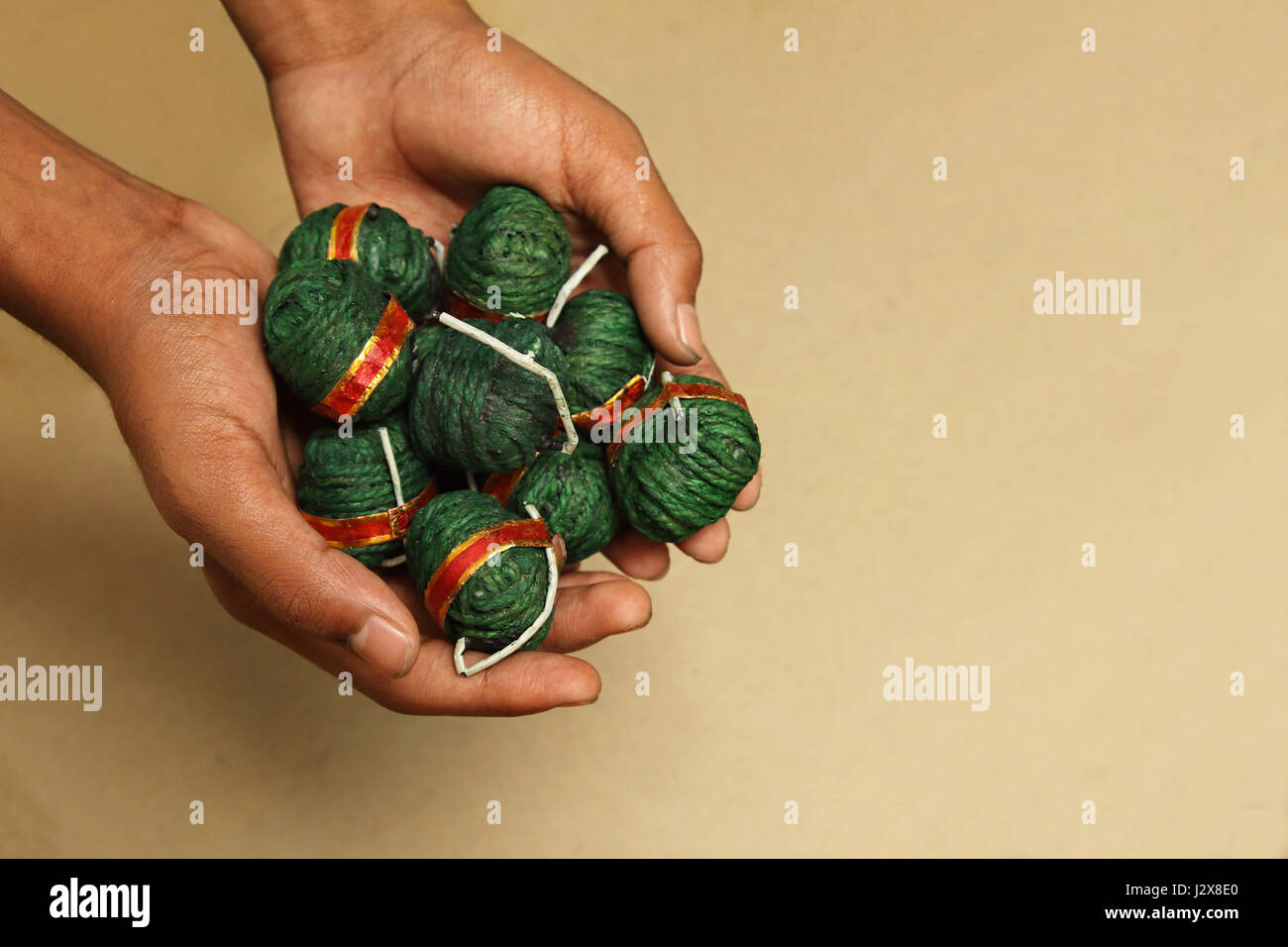 Hand Made Bomb Stock Photo - Alamy