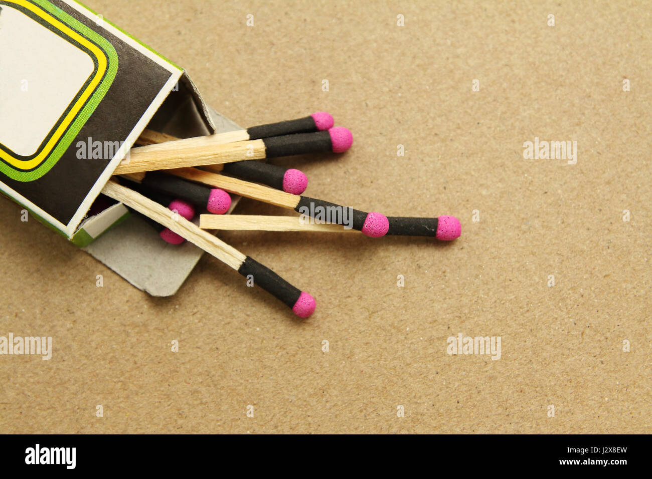 Hand Made Matchstick Stock Photo - Alamy