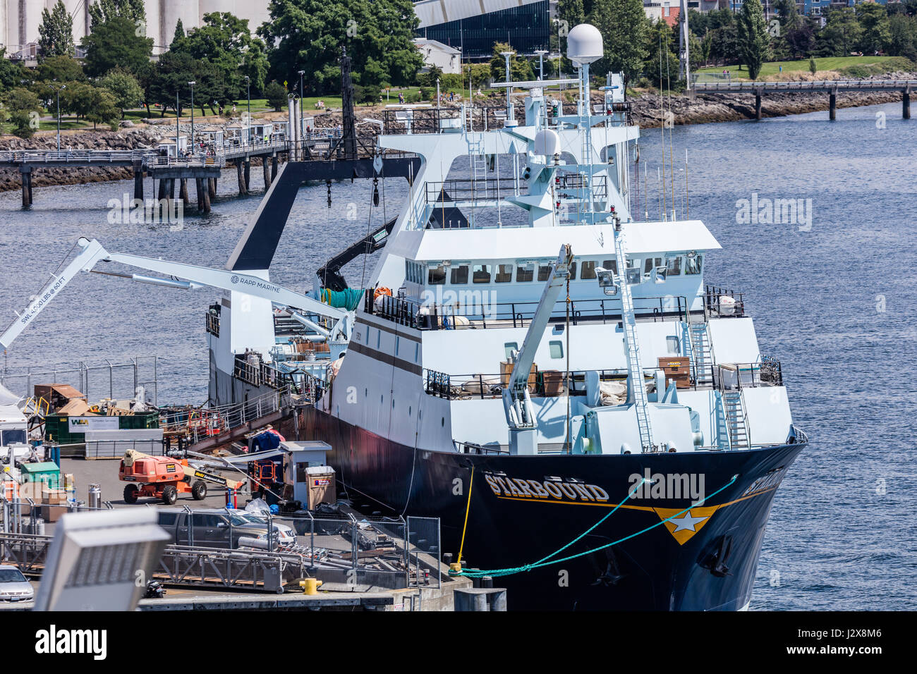 City of Seattle, Washington and its busy port Stock Photo - Alamy