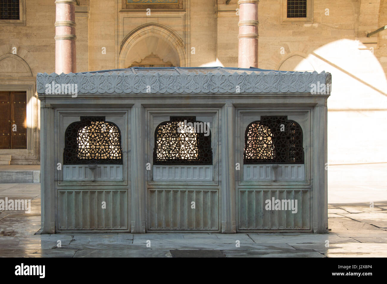 Old window Architecture from the Ottoman times In Istanbul Stock Photo ...