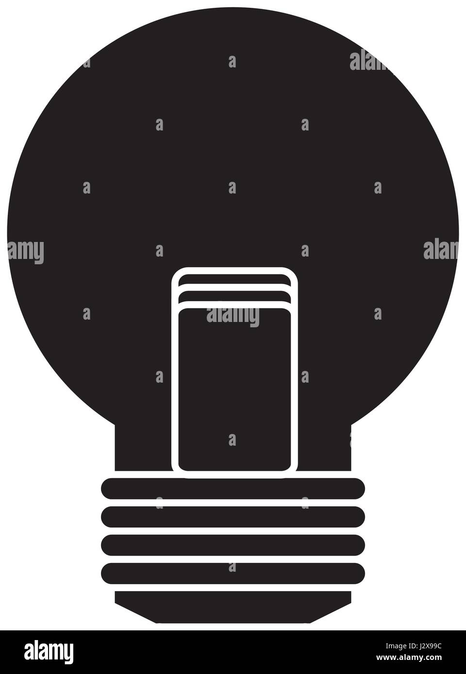 bulb light icon Stock Vector Image & Art - Alamy