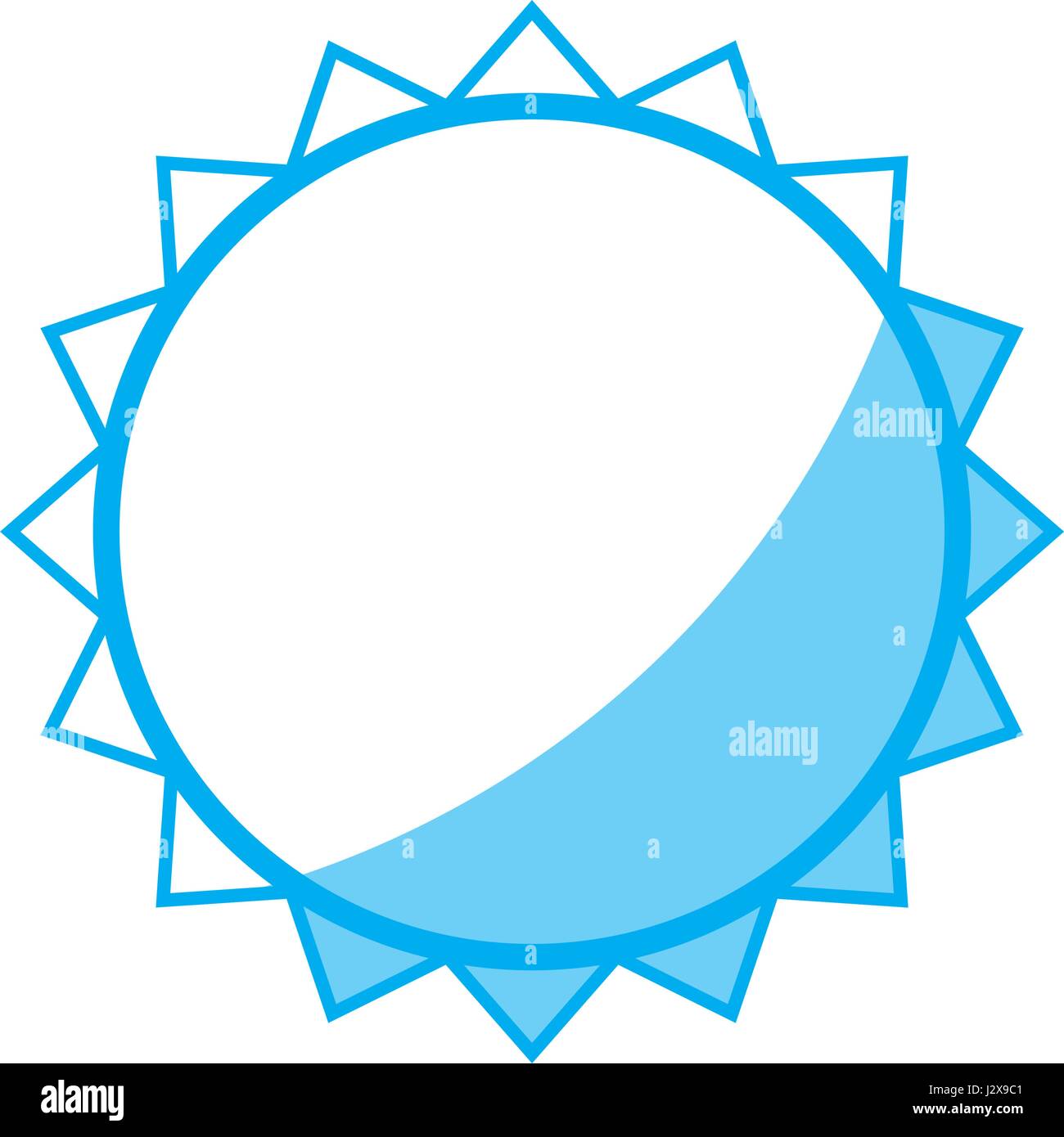 sun shape icon Stock Vector Image & Art - Alamy