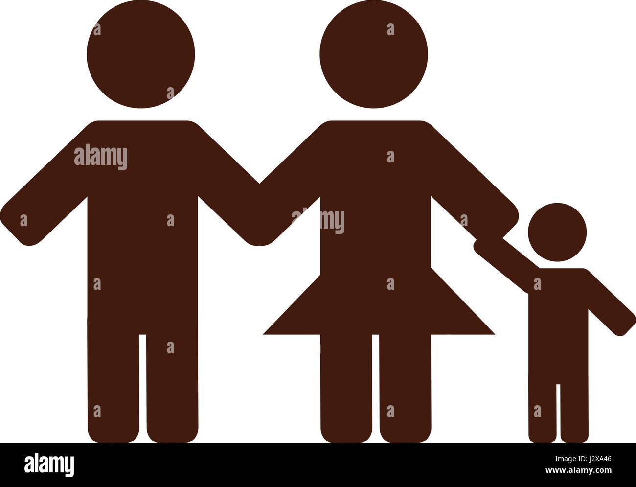 family figure icon Stock Vector Image & Art - Alamy