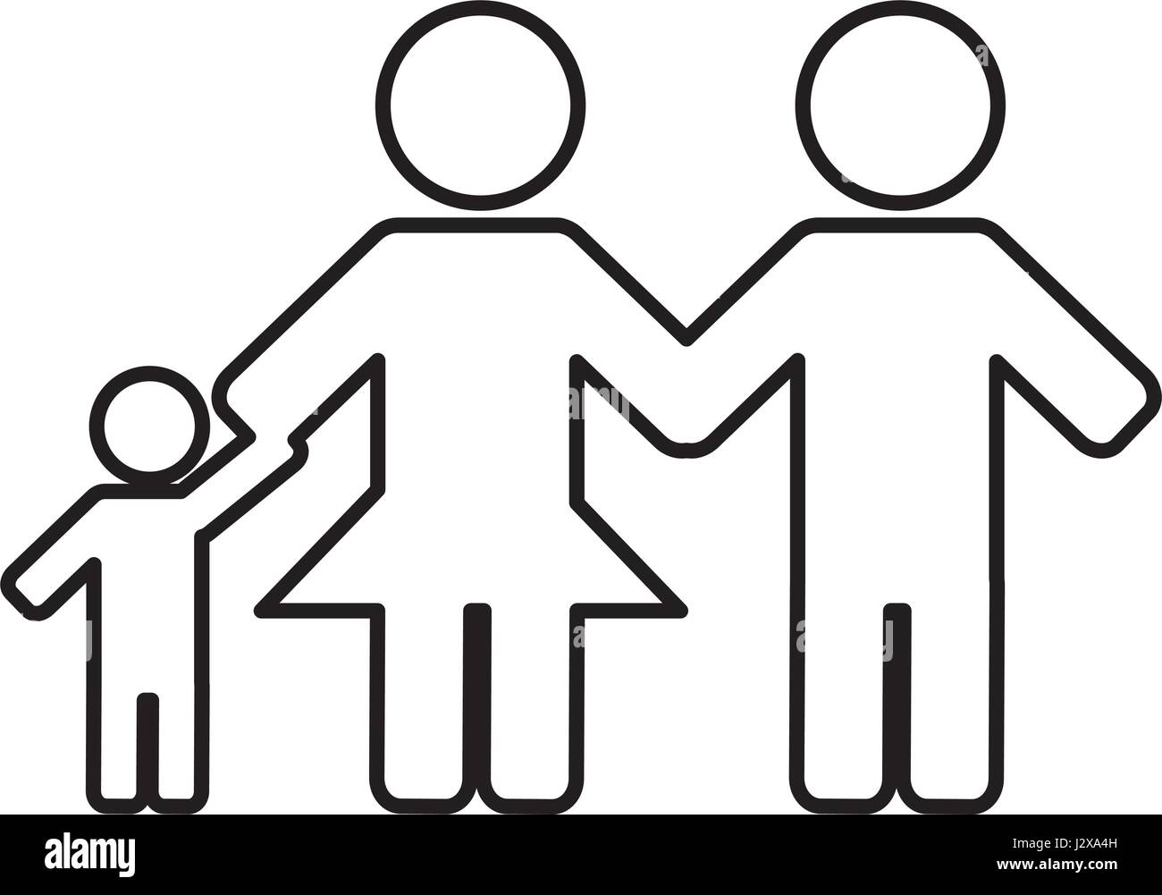 family figure icon Stock Vector Image & Art - Alamy