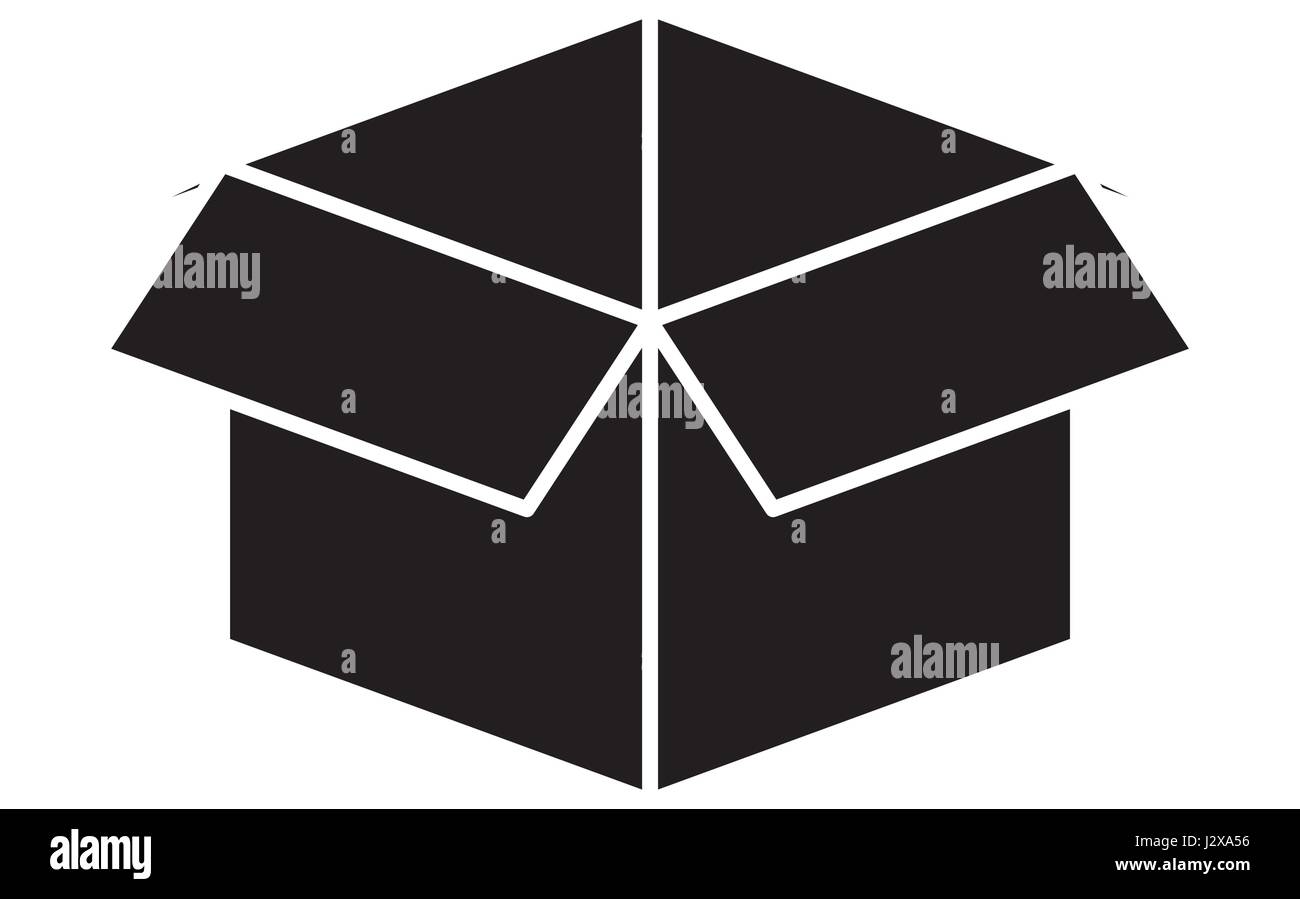 carton box icon Stock Vector Image & Art - Alamy