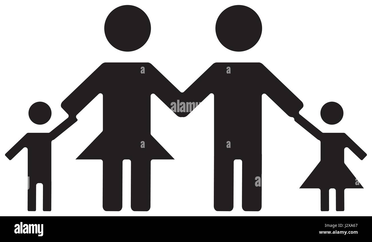 family figure icon Stock Vector Image & Art - Alamy