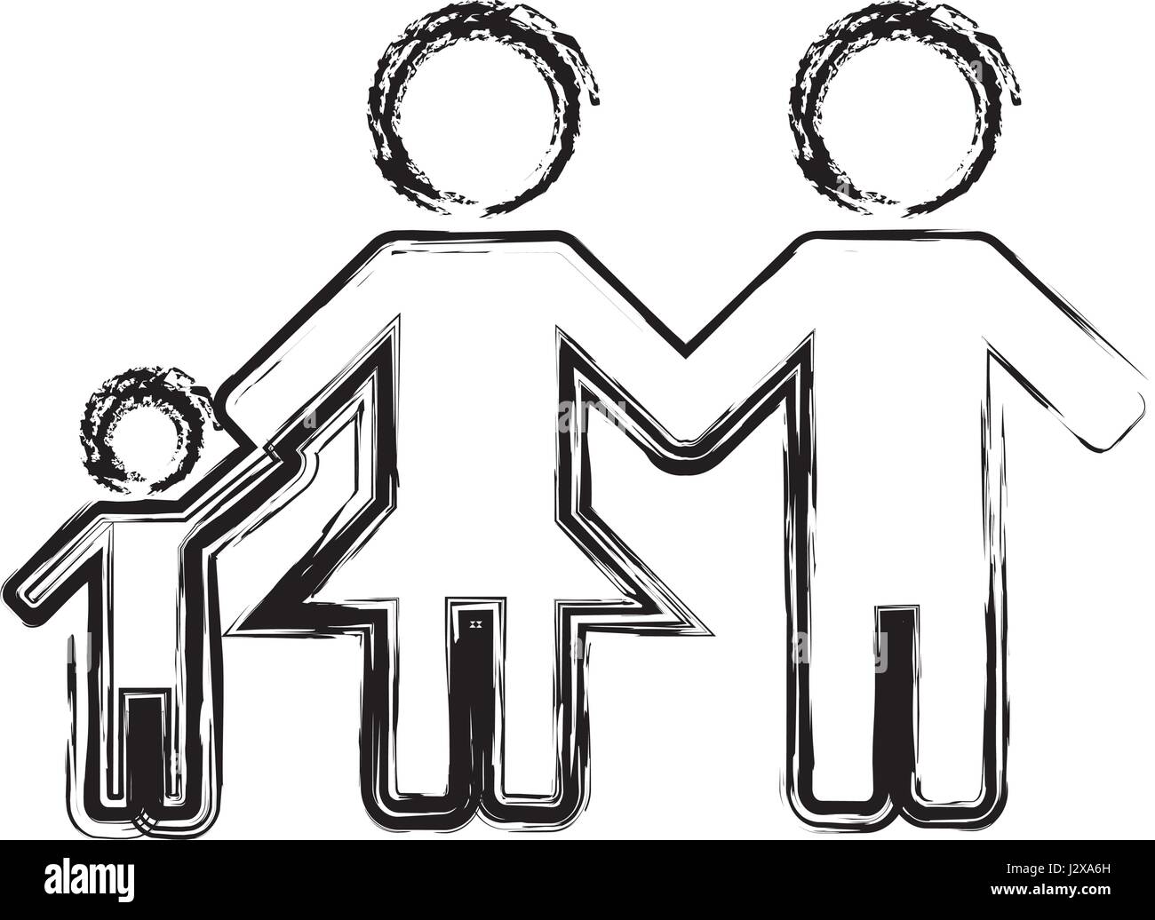 family figure icon Stock Vector Image & Art - Alamy
