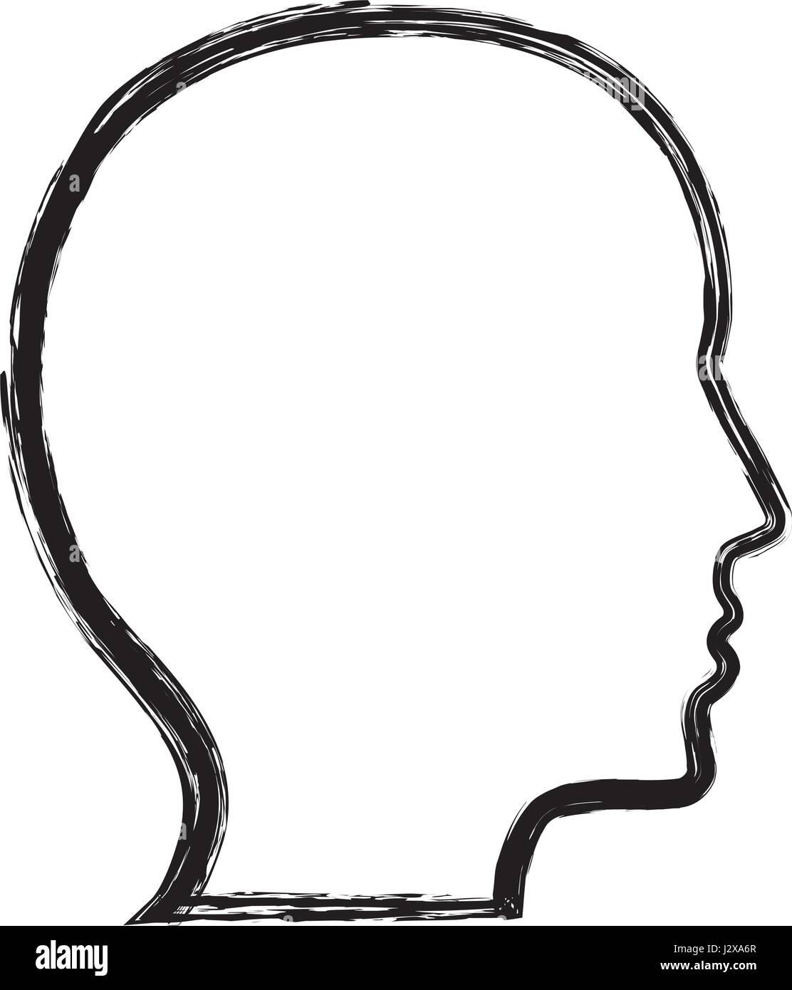 head profile icon Stock Vector Image & Art - Alamy