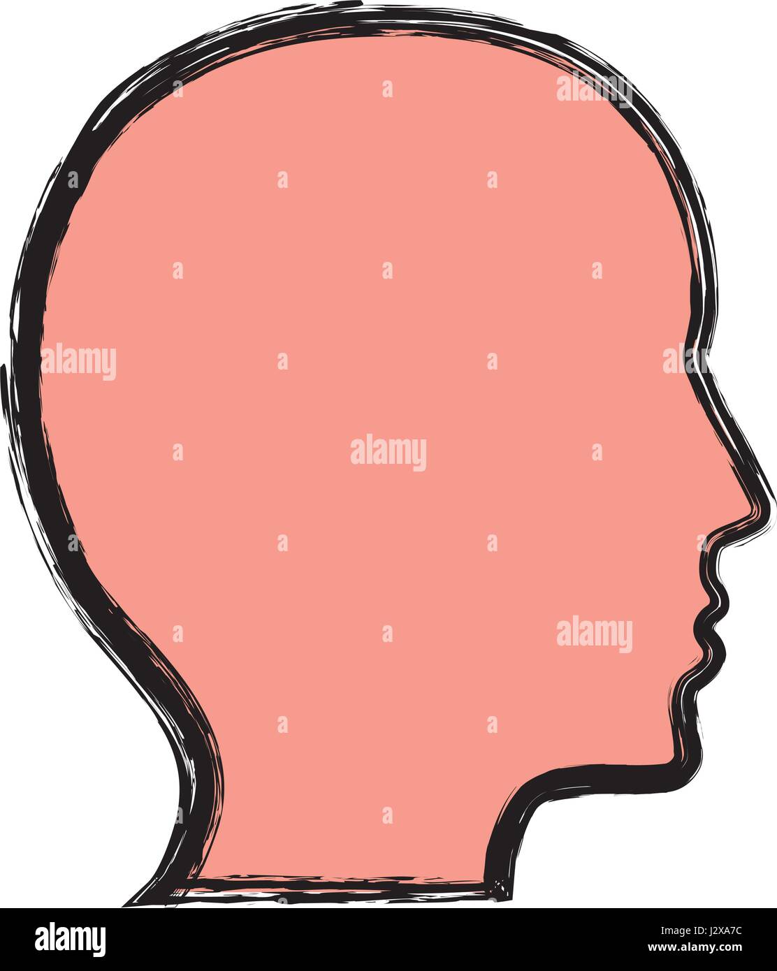 head profile icon Stock Vector Image & Art - Alamy
