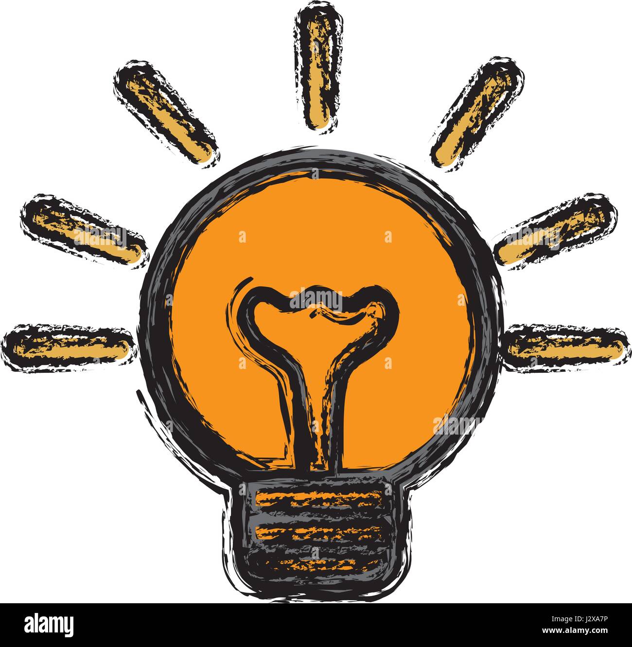 bulb light icon Stock Vector Image & Art - Alamy