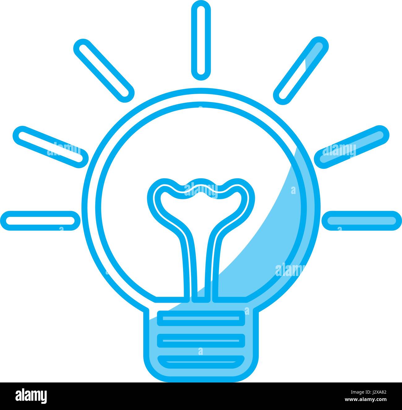 bulb light icon Stock Vector Image & Art - Alamy