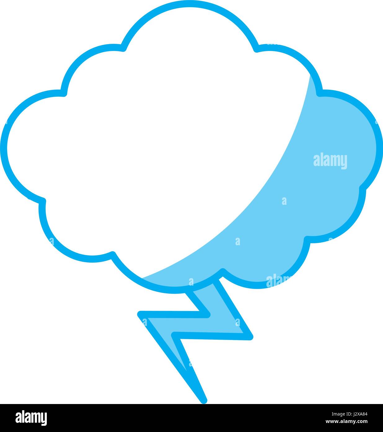 thunder and cloud icon Stock Vector Image & Art - Alamy