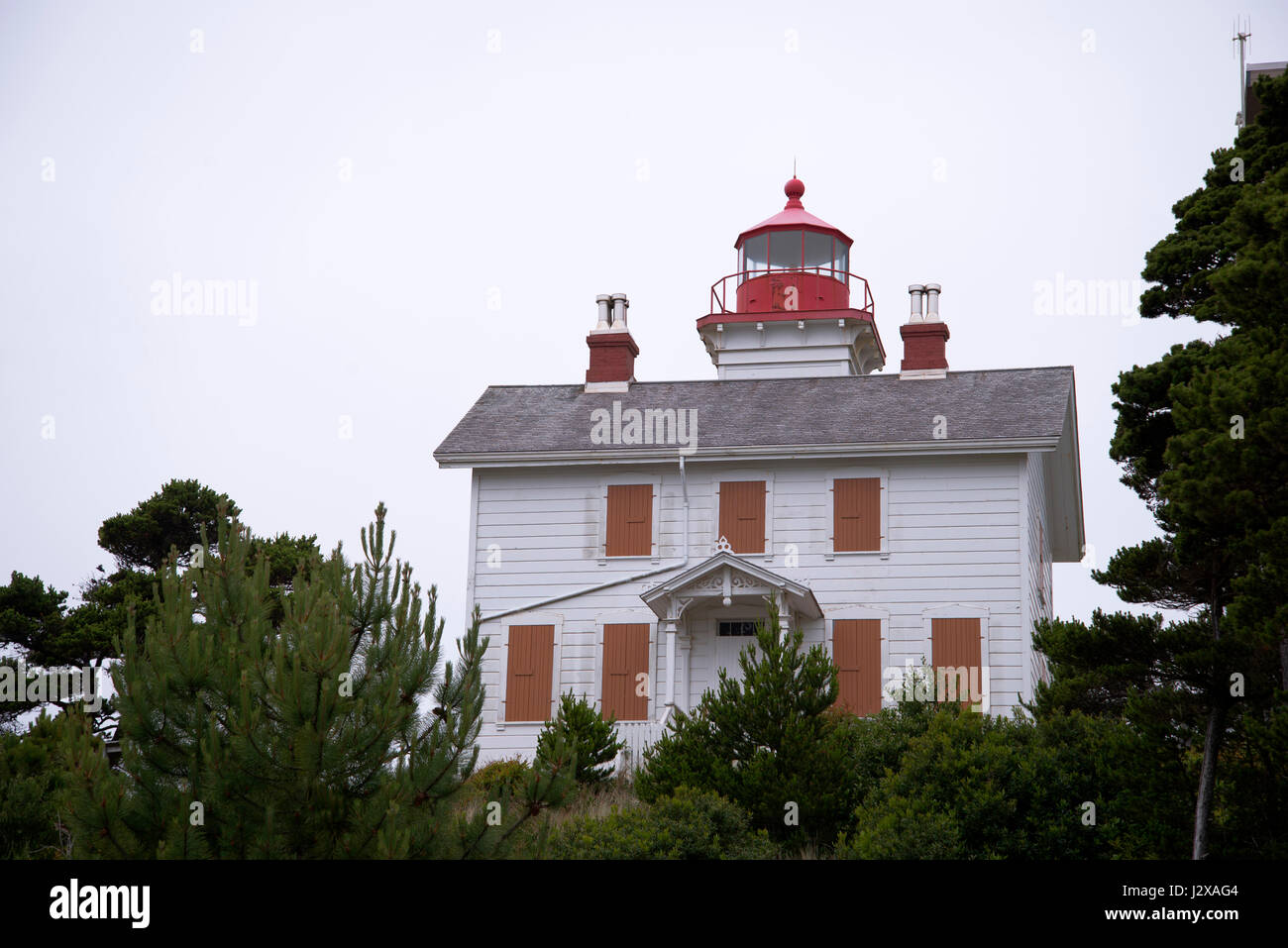 Old forgotten lighthouse used for many years as a tool to serve the ...