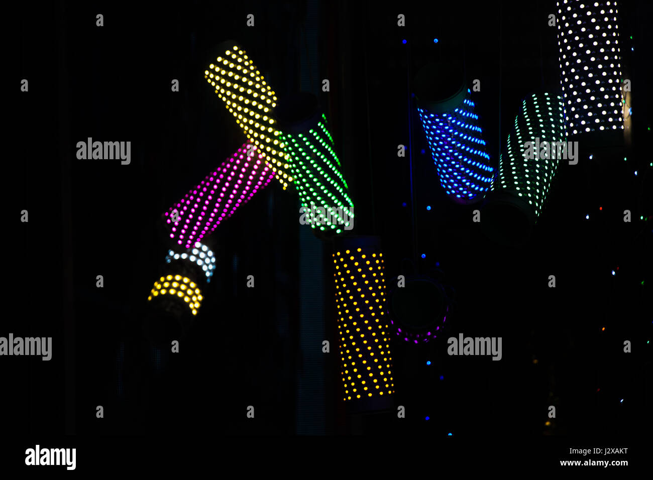 Christmas lights and party lights of a certain type Stock Photo - Alamy
