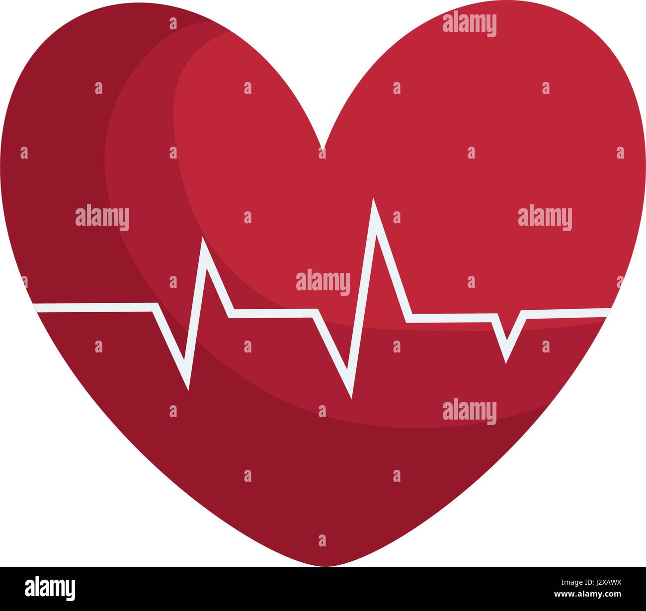 cardio heart icon Stock Vector Image & Art - Alamy