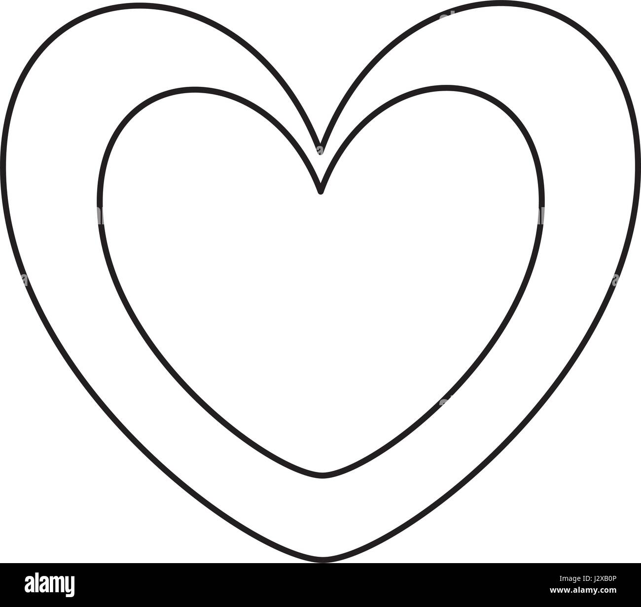 heart icon image Stock Vector Image & Art - Alamy
