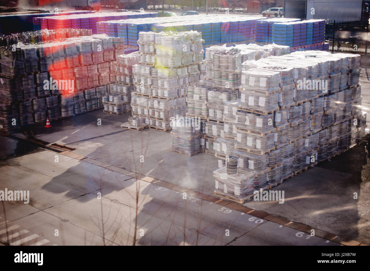 Beer Pallets Stock Photos & Beer Pallets Stock Images - Alamy