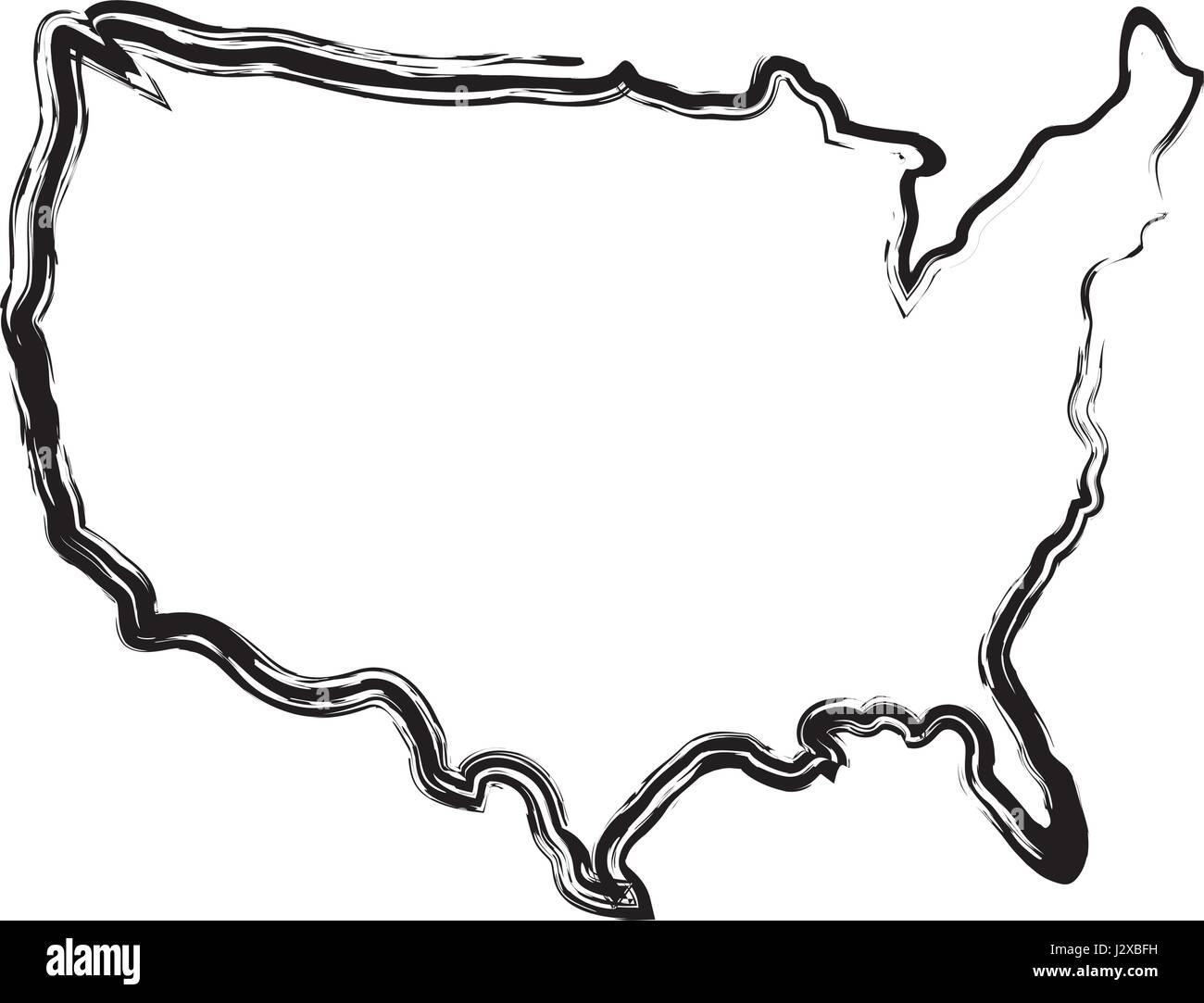 usa country map icon Stock Vector Image & Art - Alamy