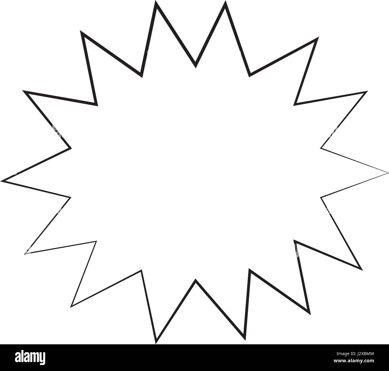 retro burst icon Stock Vector Image & Art - Alamy