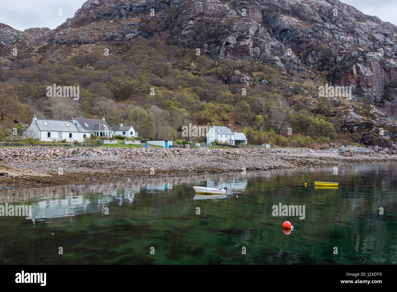 Lower Diabaig crofting township, Wester Ross, Northwest Highlands ...
