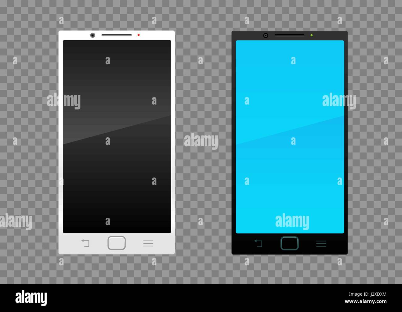 White black smartphone Stock Vector Image & Art - Alamy