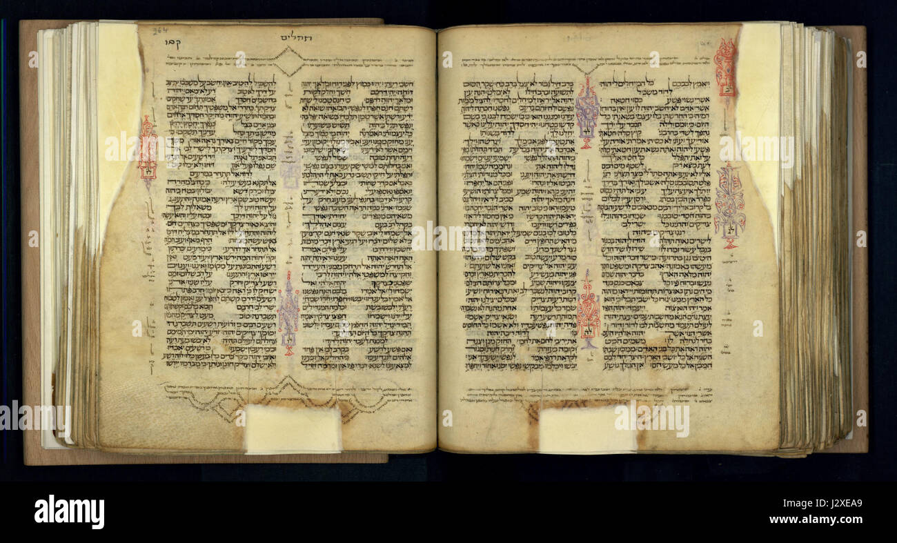 This medieval Bible from the year 1300 (265) is an important historical ...