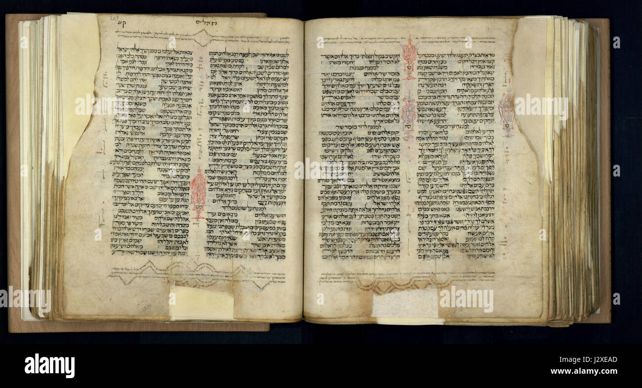 This manuscript, a Bible from around 1300, is one of the oldest ...