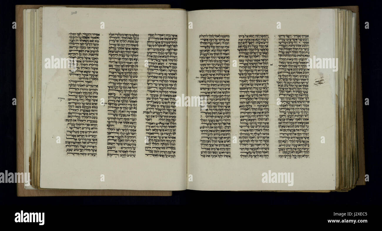 This Bible from 1300 is a rare medieval manuscript, showcasing ...