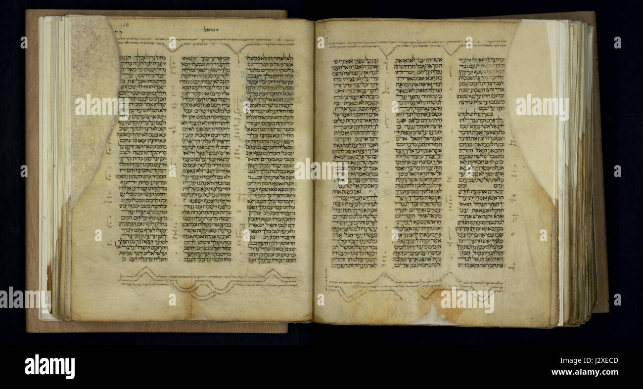 This manuscript Bible, dating back to 1300, is an important historical ...
