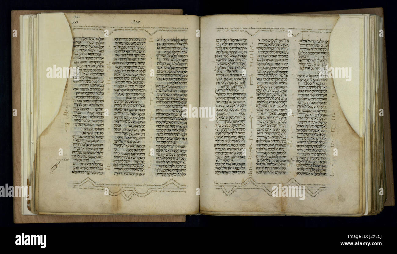 This is a manuscript of the Bible dating from the year 1300. It ...