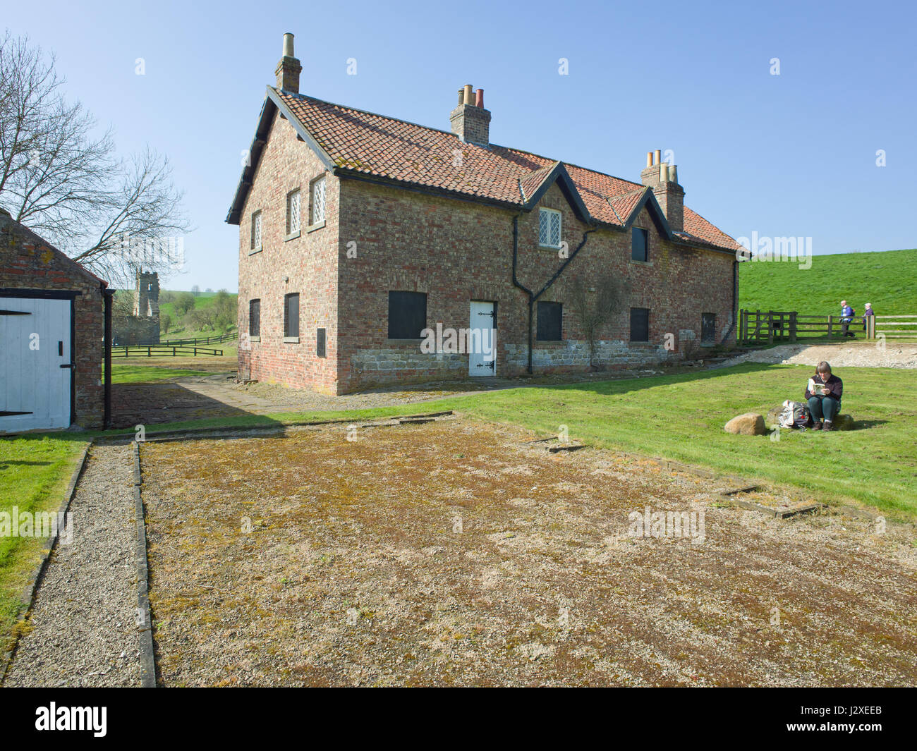 Wharram percy deserted medieval village hi-res stock photography and ...
