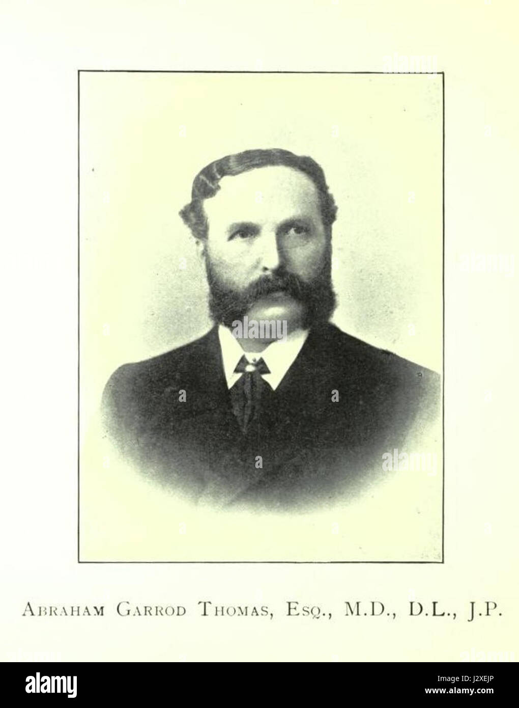 Abraham Garrod Thomas Stock Photo - Alamy