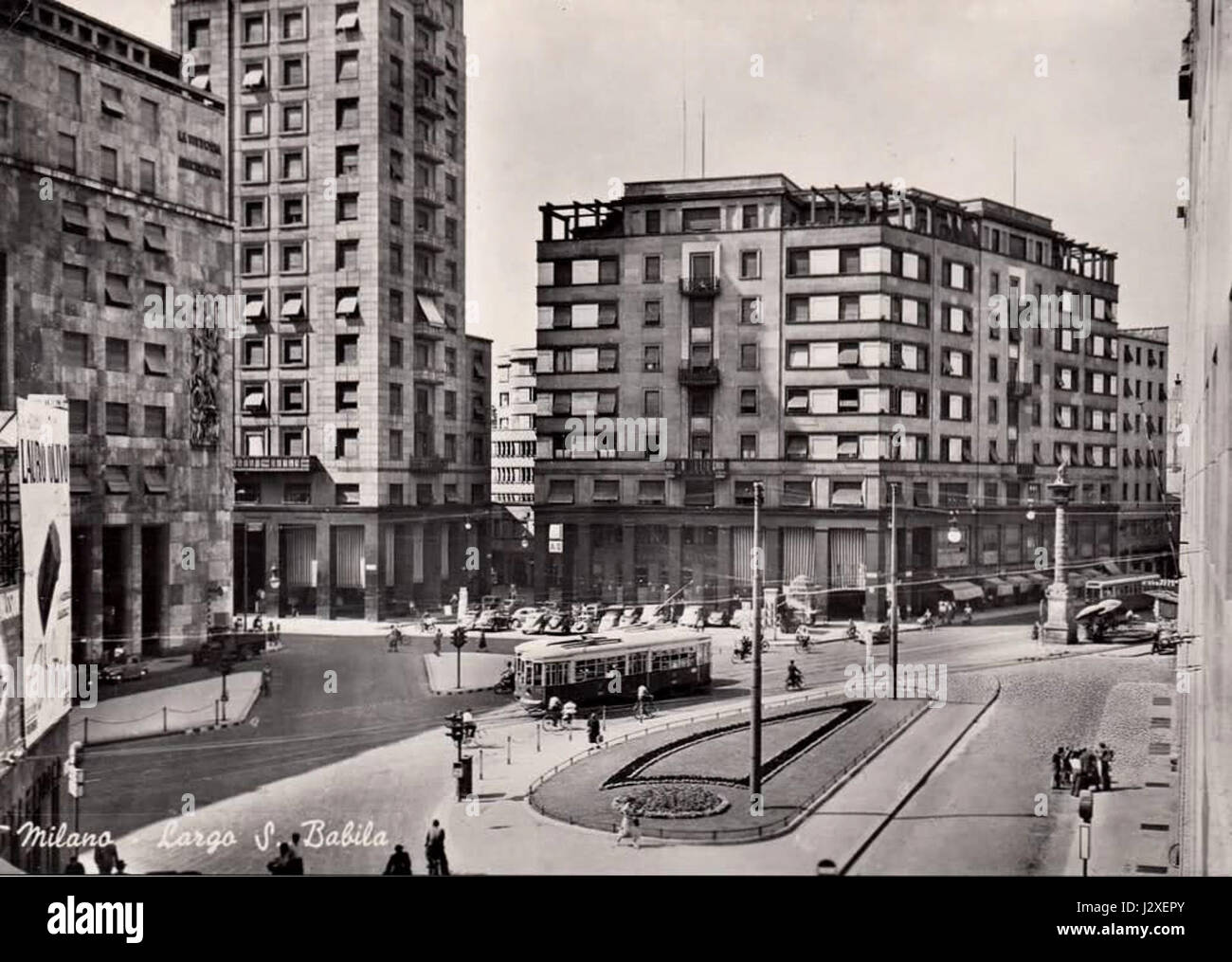 Piazza San Babila in Milan is a central public square known for its ...