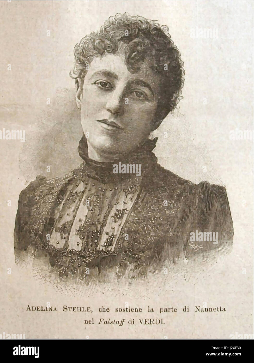 Adelina Stehle as Nannetta Stock Photo - Alamy
