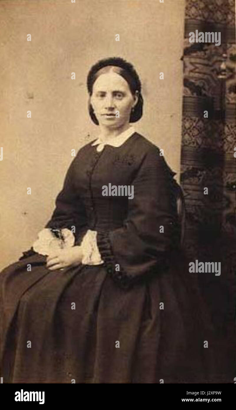 Caroline Hammer is a portrait created by L.P. Rasmussen, depicting a ...