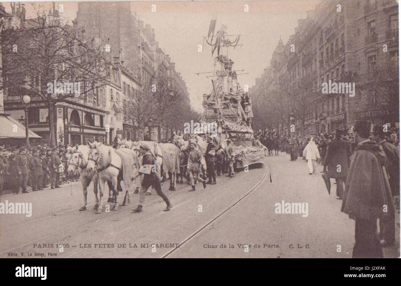 Char de la Ville de Paris 1905 Stock Photo - Alamy