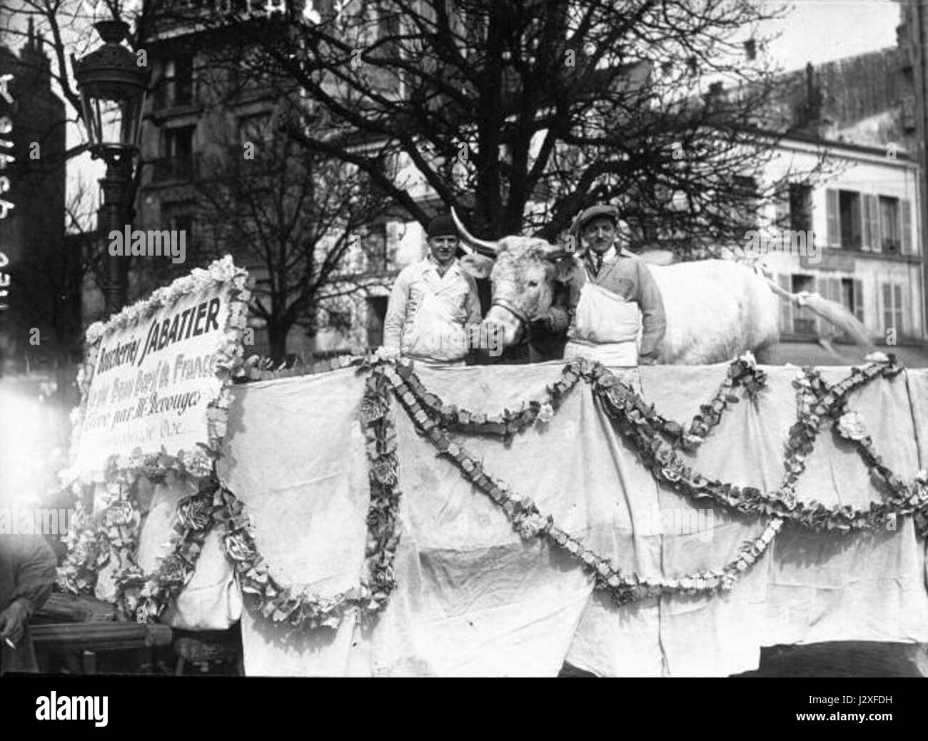 The Char du Boeuf Gras is a historical French festival float used ...