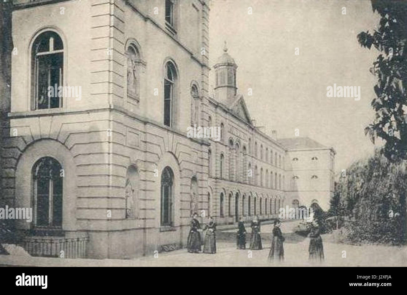 An image from 1902 showing the rear view of the Berlaymont building in ...