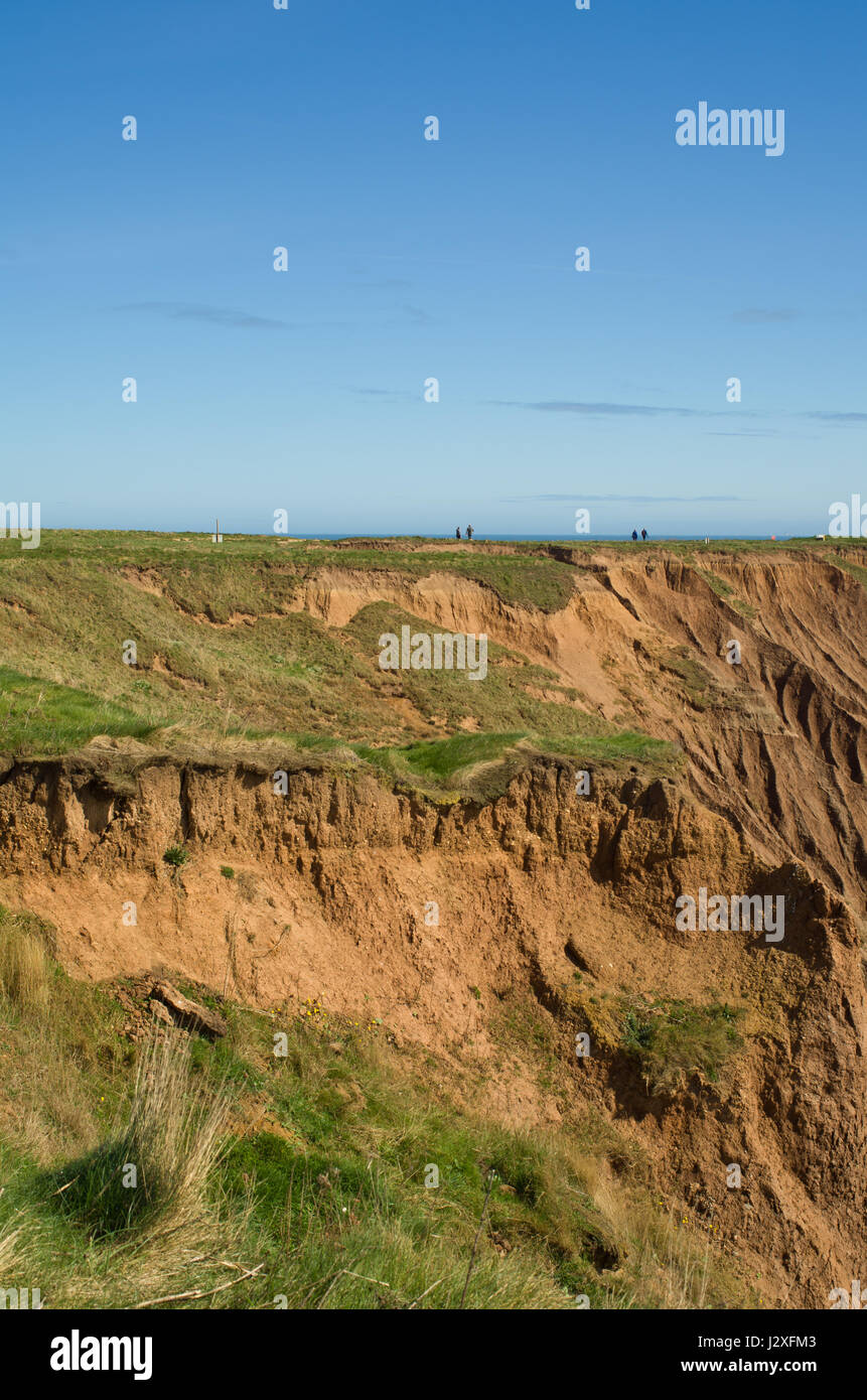 Filey North Yorkshire Uk Filey Brigg Stock Photo - Alamy