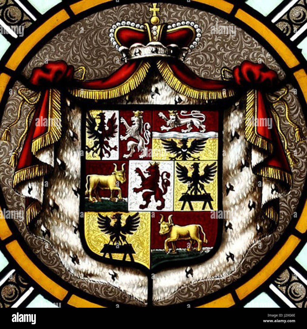 Auersperg Fuersten Wappen Stock Photo - Alamy