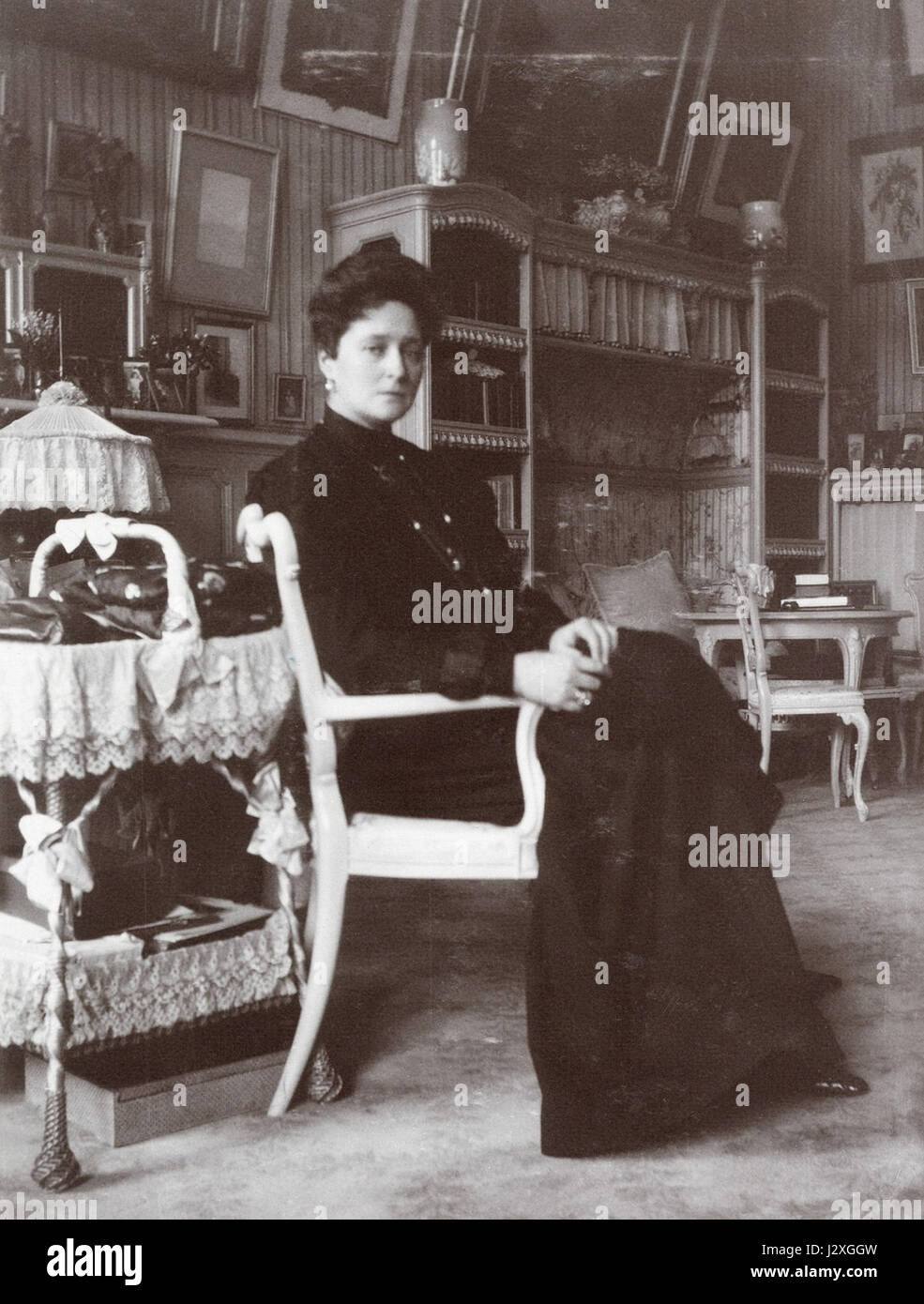 Alexander Palace - Mauve Room Alexandra Stock Photo - Alamy