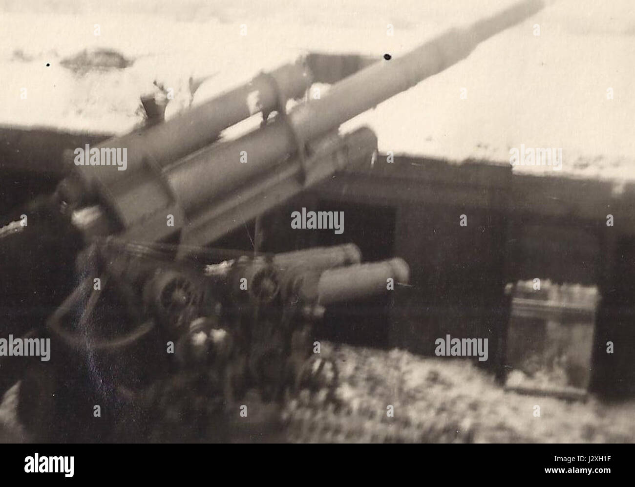 Berlin Flak Karow Emil 2 Stock Photo - Alamy