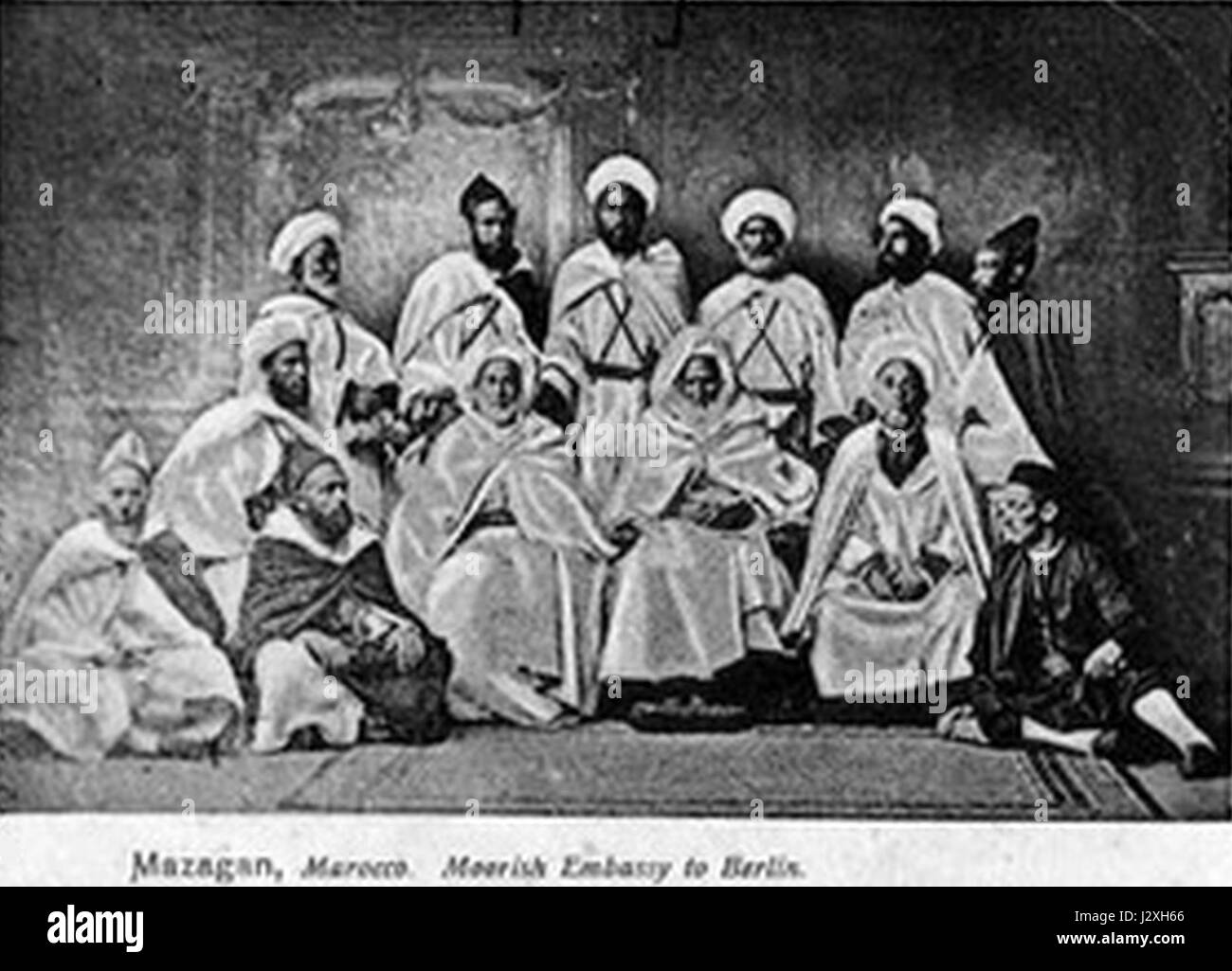This refers to the historic diplomatic mission from Morocco to Berlin ...