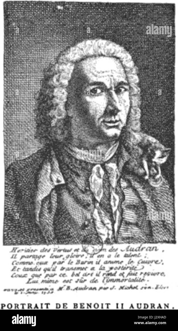 Benoit Audran the Younger was a French engraver known for his work in ...