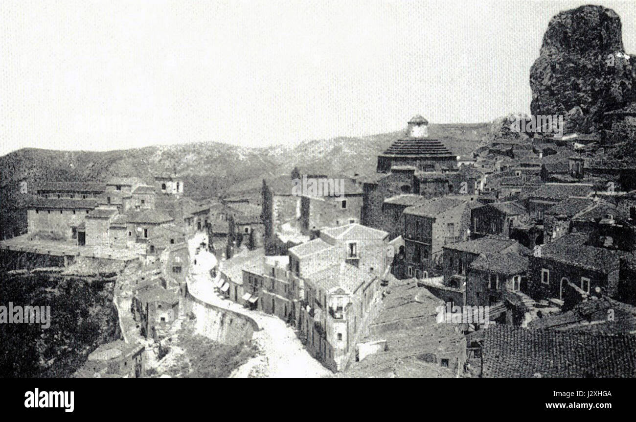 San Fratello, a town in Sicily, Italy, has a long history. The 1890 ...