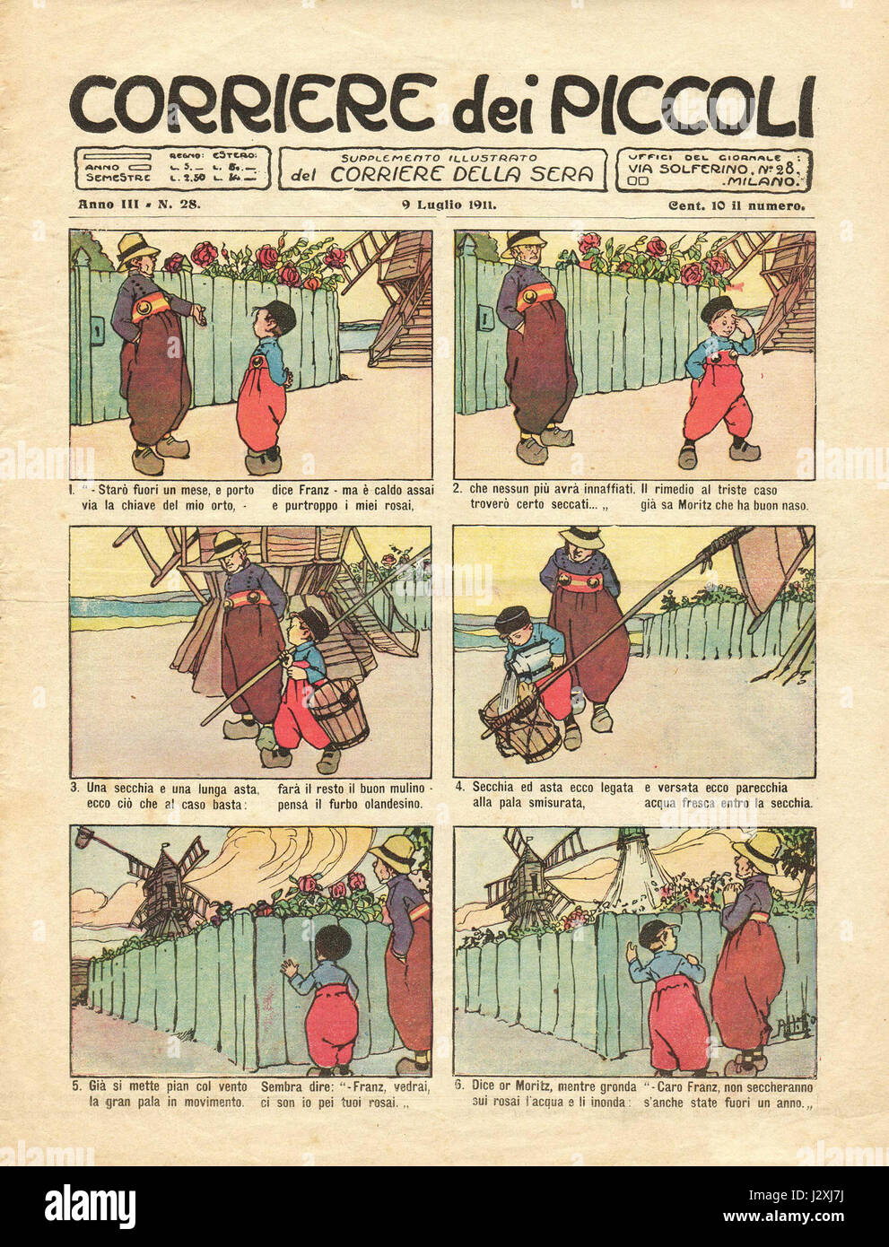 Corrierino dei Piccoli, an Italian children's magazine, was an ...